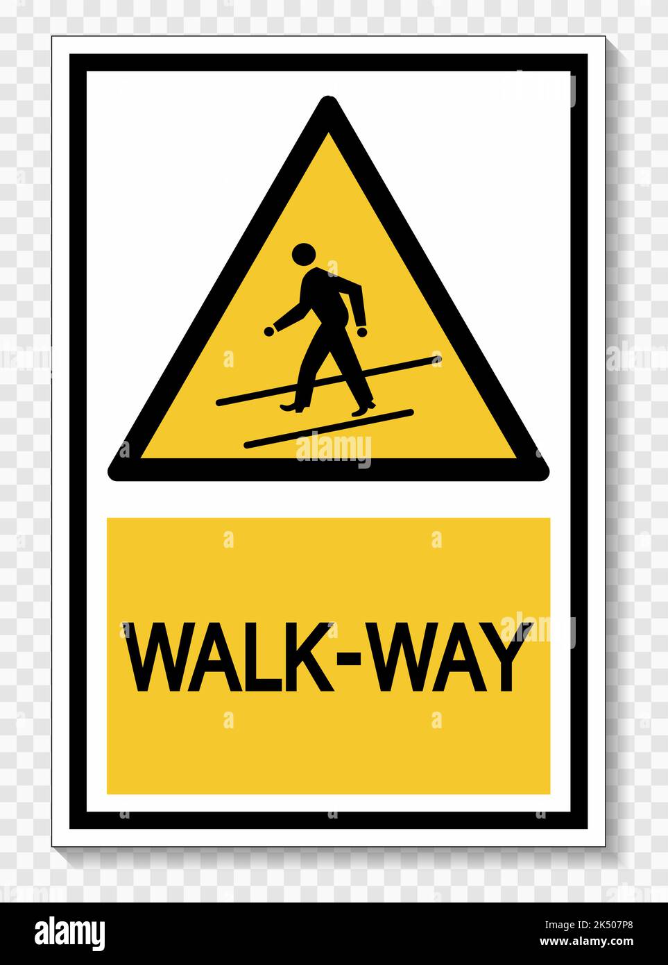 Walk way Symbol Sign Isolate On White Background,Vector Illustration ...