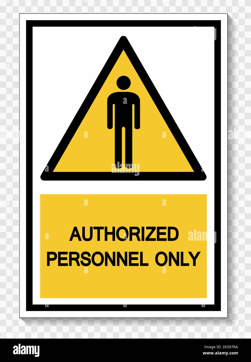 Authorized personnel only Symbol Sign Isolate On White Background ...