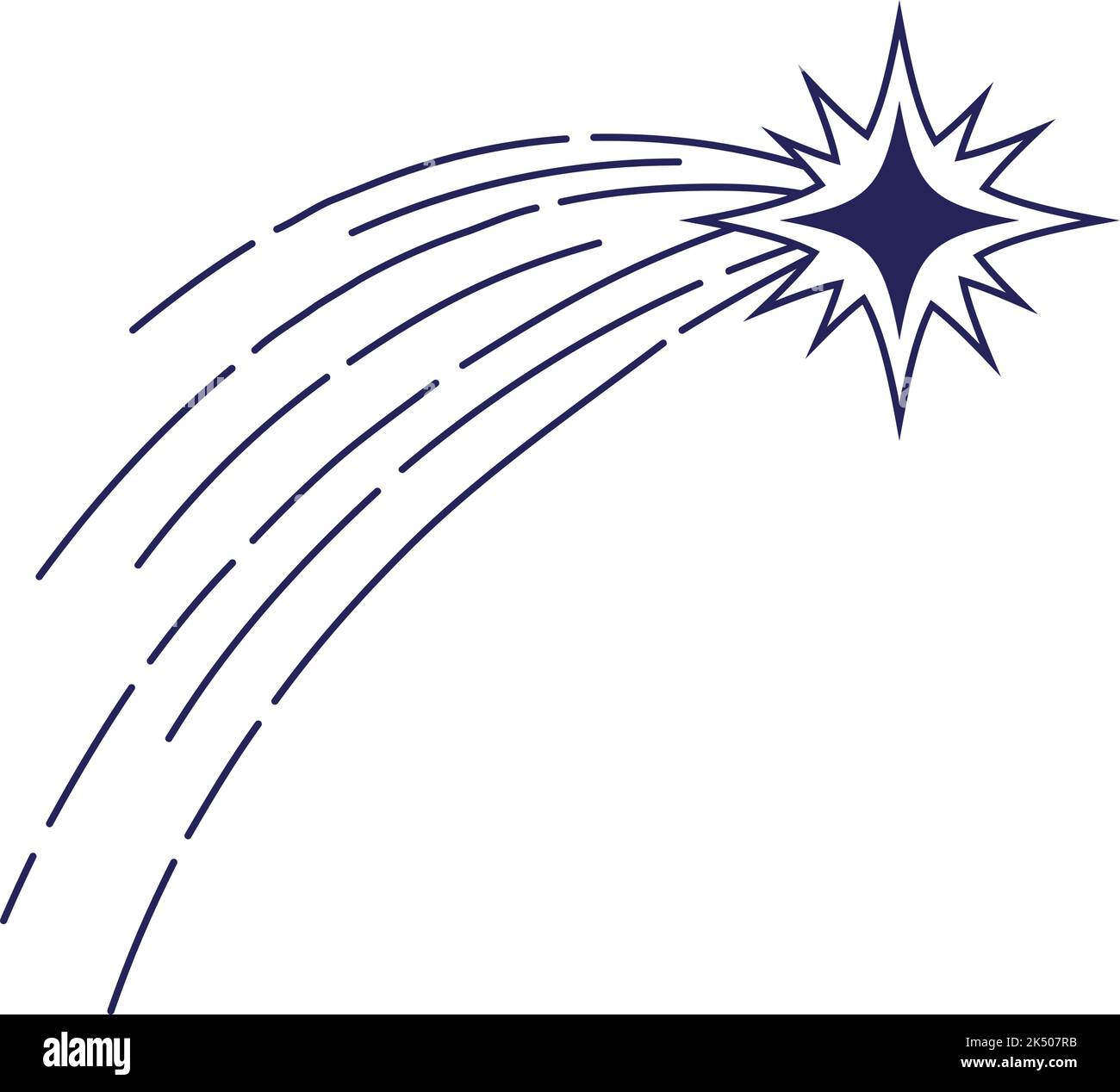Shooting stars fly Stock Vector Images - Alamy