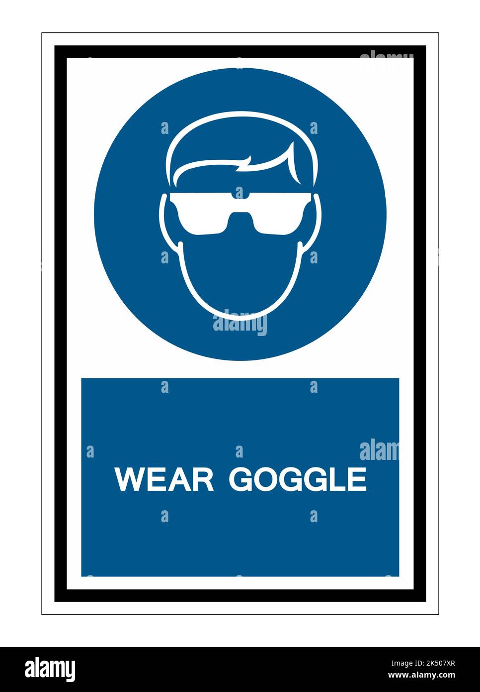 Wear Goggle Symbol Sign Isolate on White Background,Vector Illustration ...