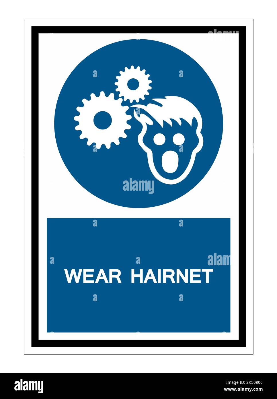 PPE Icon.Wear Hairnet Symbol Sign Isolate On White Background,Vector ...