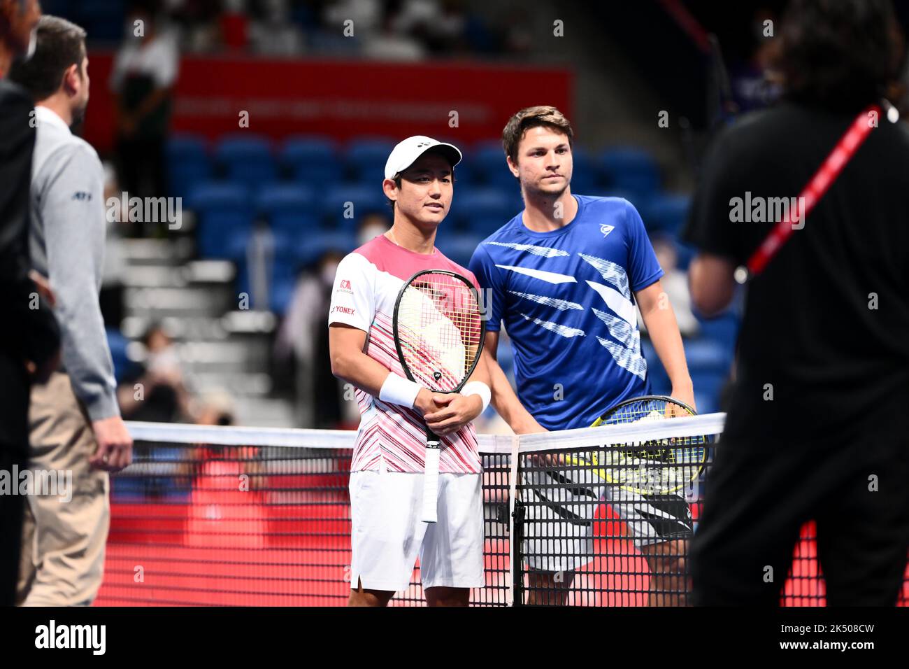 Ariake Colosseum, Tokyo, Japan. 5th Oct, 2022. Yoshihito Nishioka (JPN), OCTOBER 5, 2022 ...