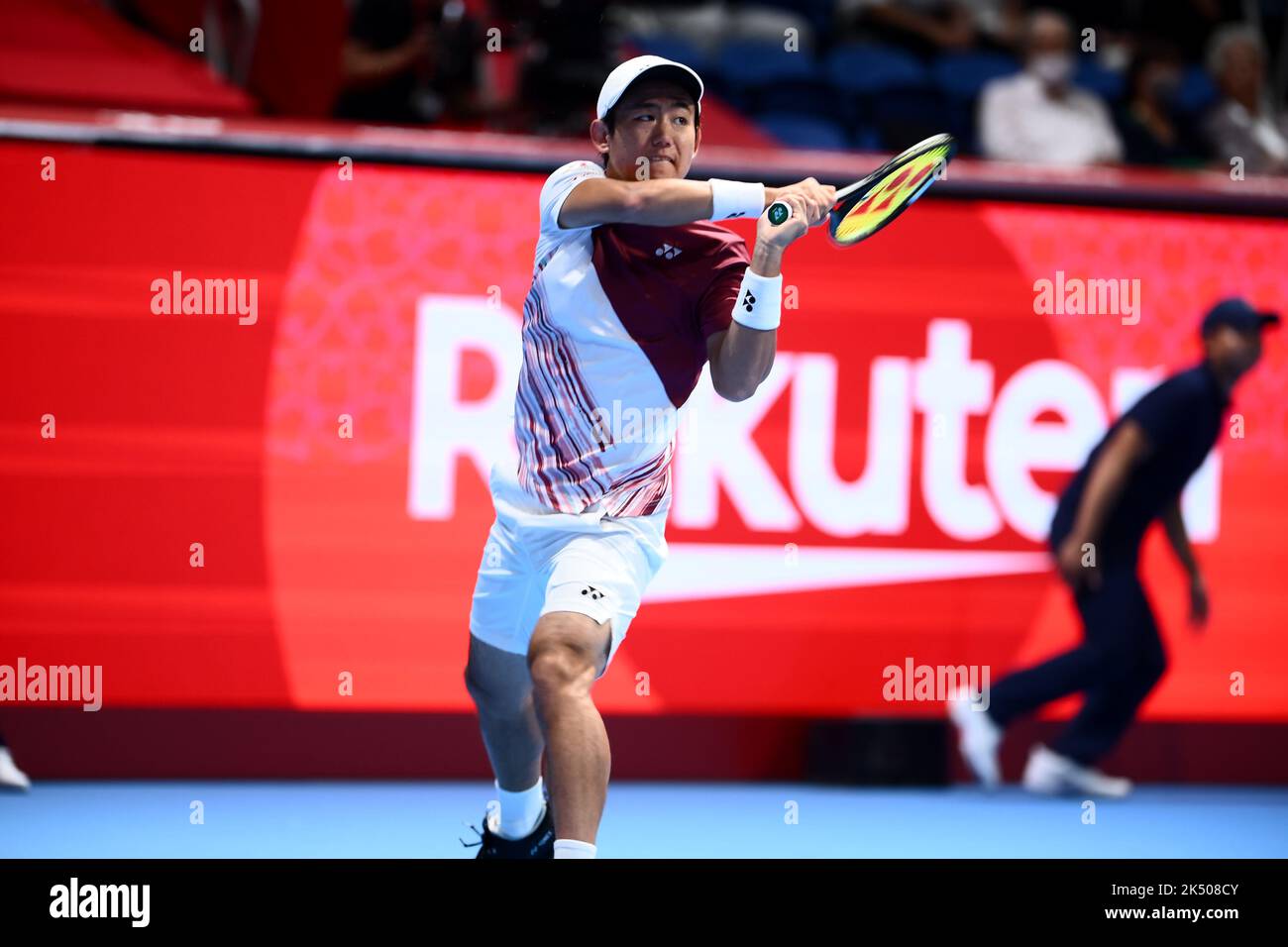 Ariake Colosseum, Tokyo, Japan. 5th Oct, 2022. Yoshihito Nishioka (JPN ...