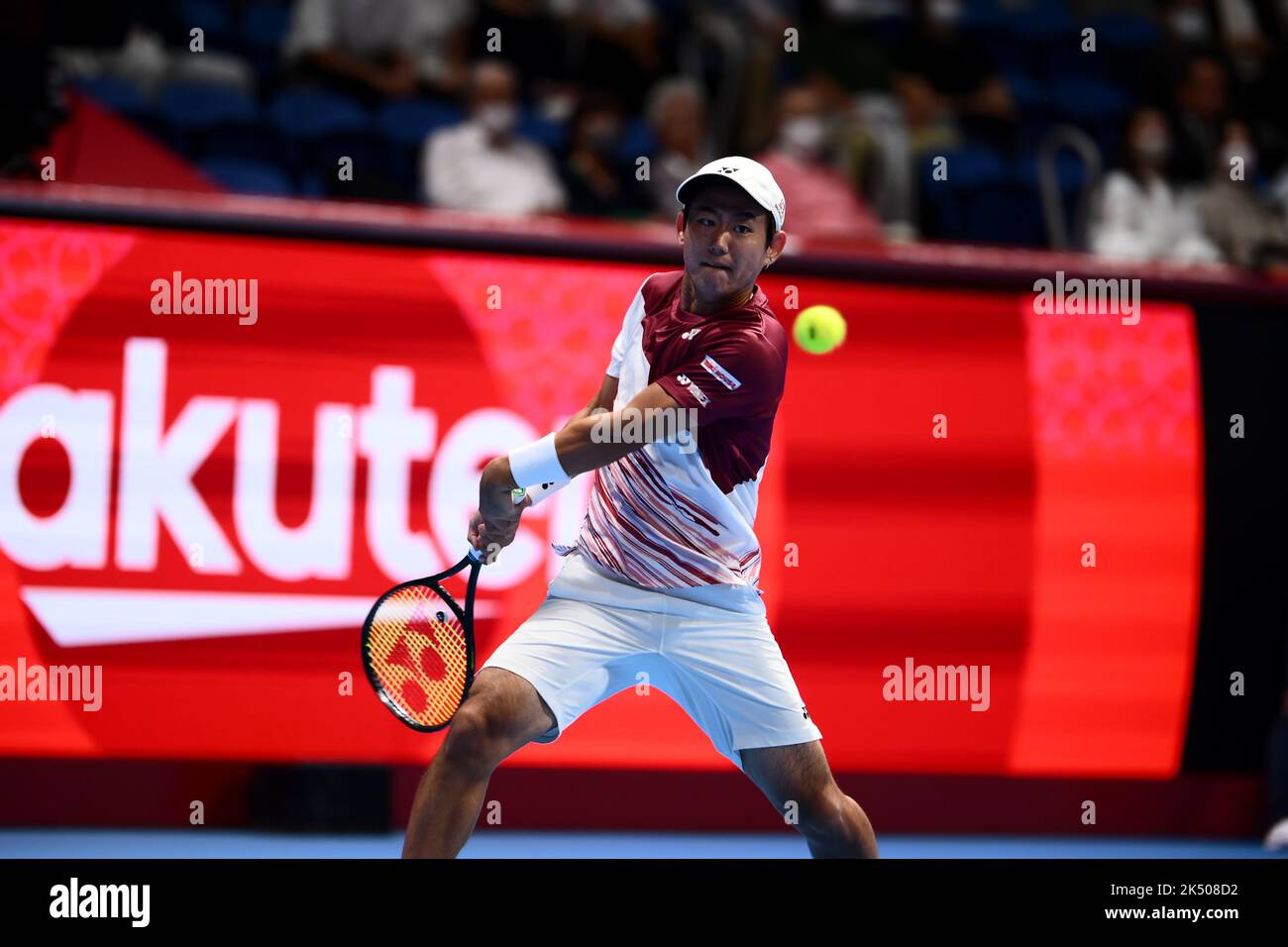 Ariake Colosseum, Tokyo, Japan. 5th Oct, 2022. Yoshihito Nishioka (JPN ...