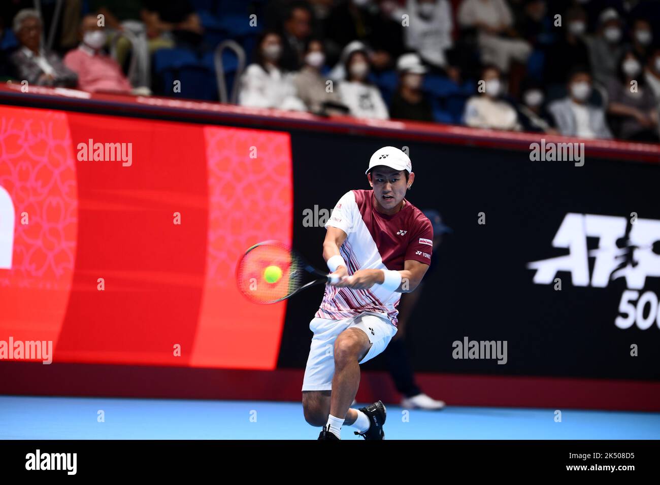 Ariake Colosseum, Tokyo, Japan. 5th Oct, 2022. Yoshihito Nishioka (JPN), OCTOBER 5, 2022 ...