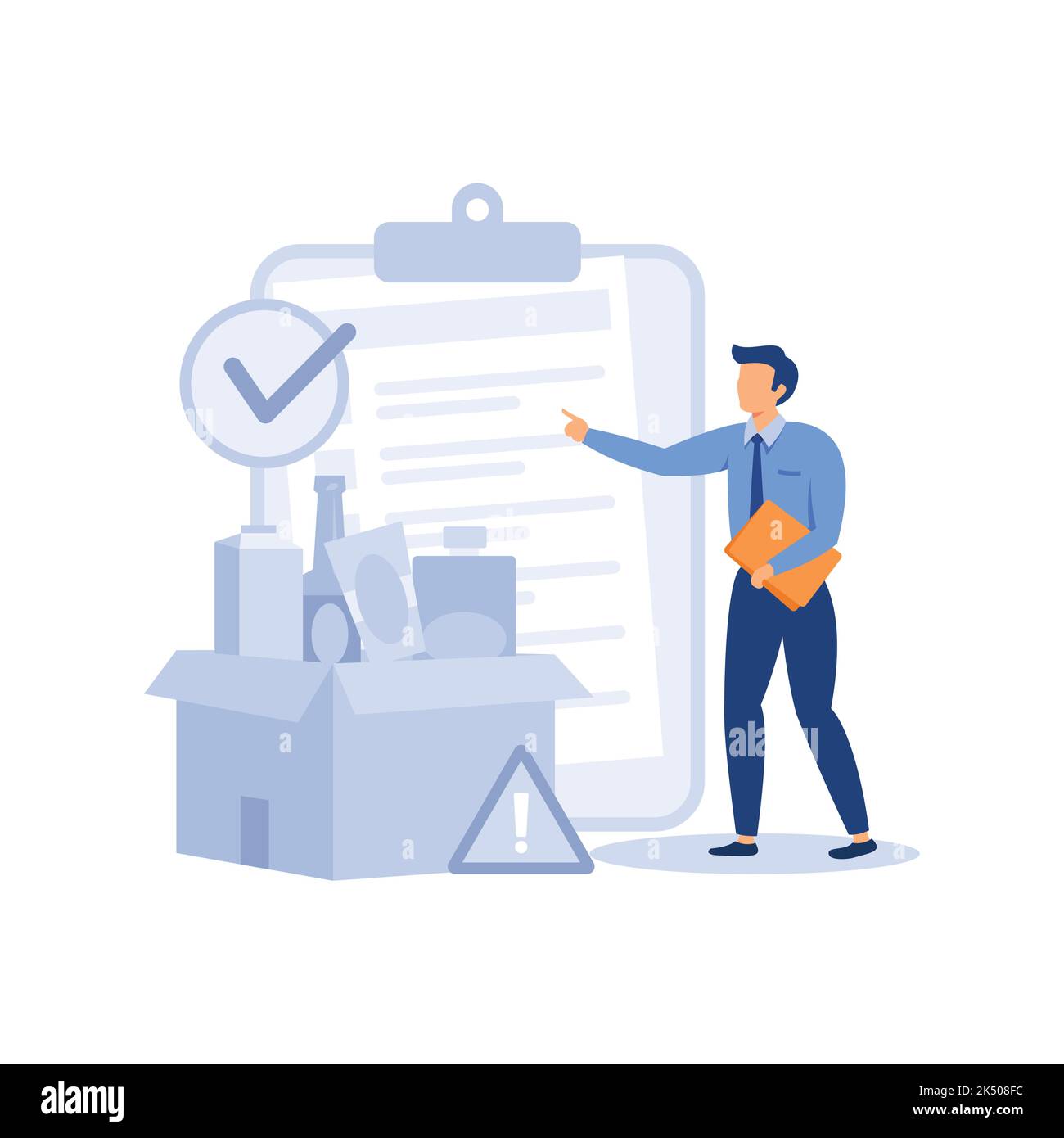 Product safety control abstract concept vector illustration ... Product safety control abstract concept vector illustration ...