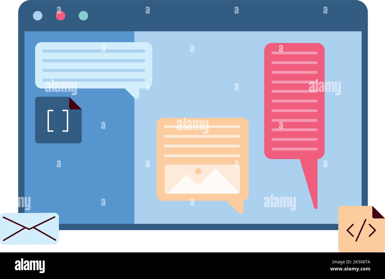 web page template icon isolated Stock Vector Image & Art - Alamy