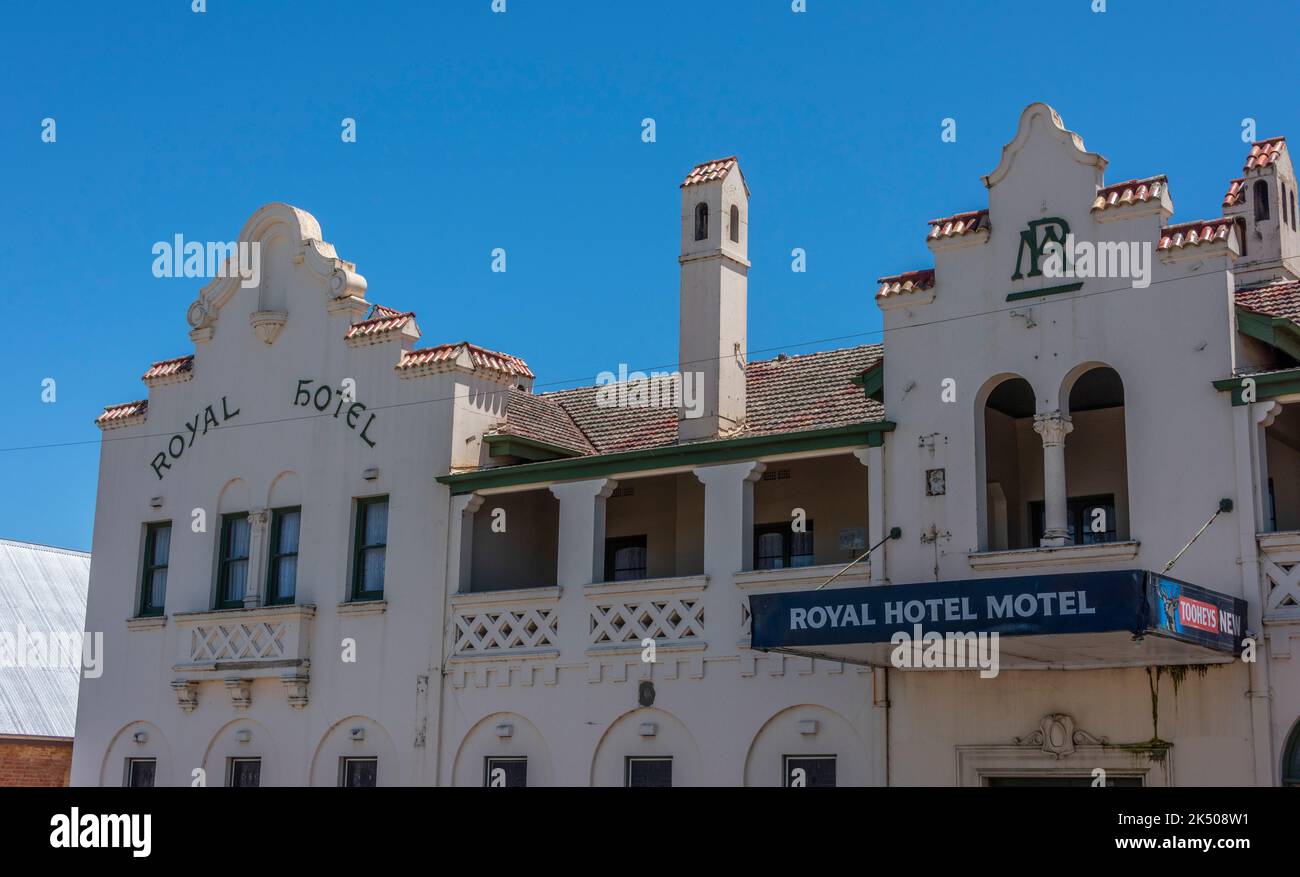 Build in the 1840's, the Royal Hotel Motel was originally known as ...