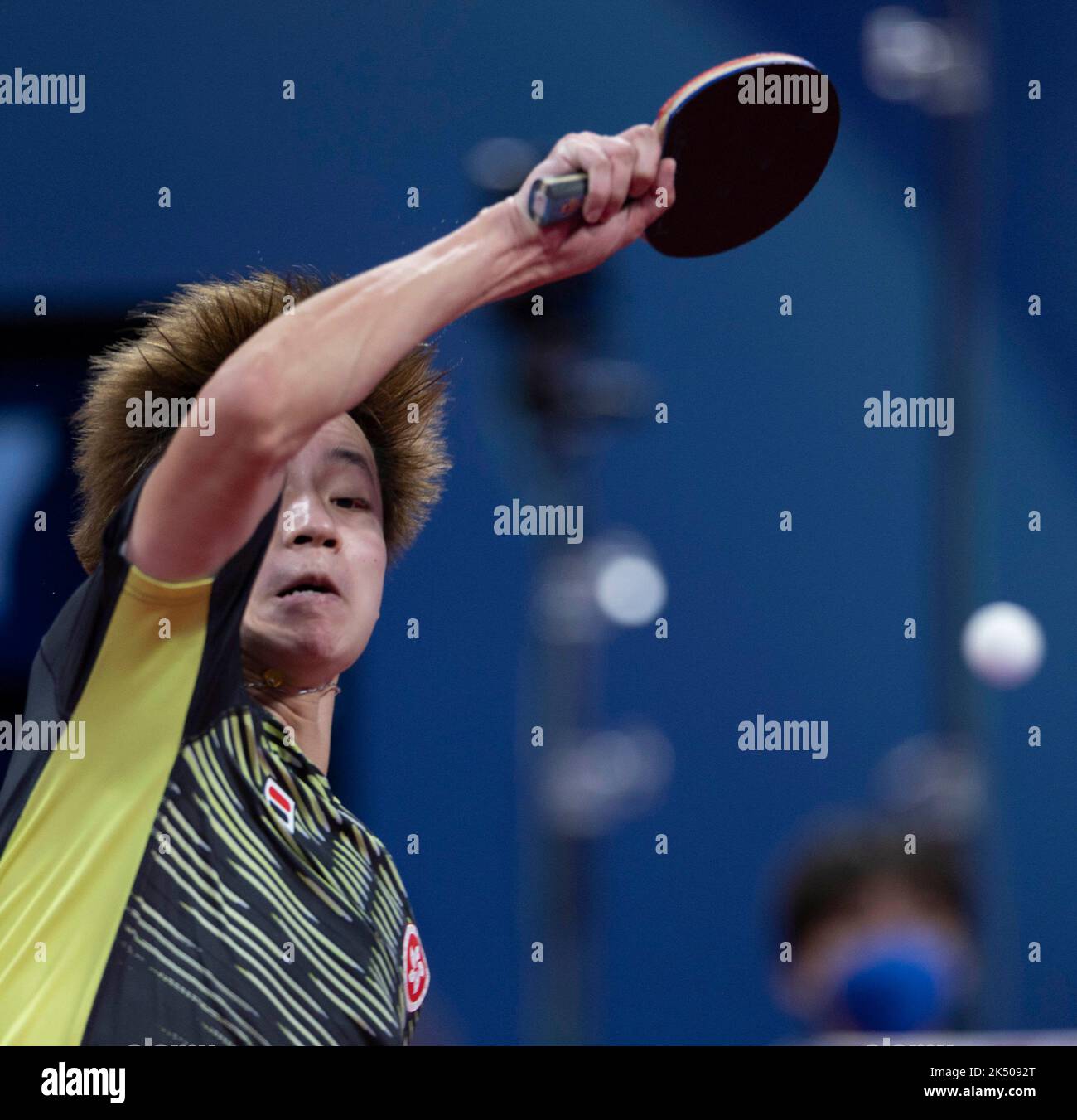 CHENGDU, CHINA - OCTOBER 5, 2022 - NG Pak Nam of the Hong Kong competes ...
