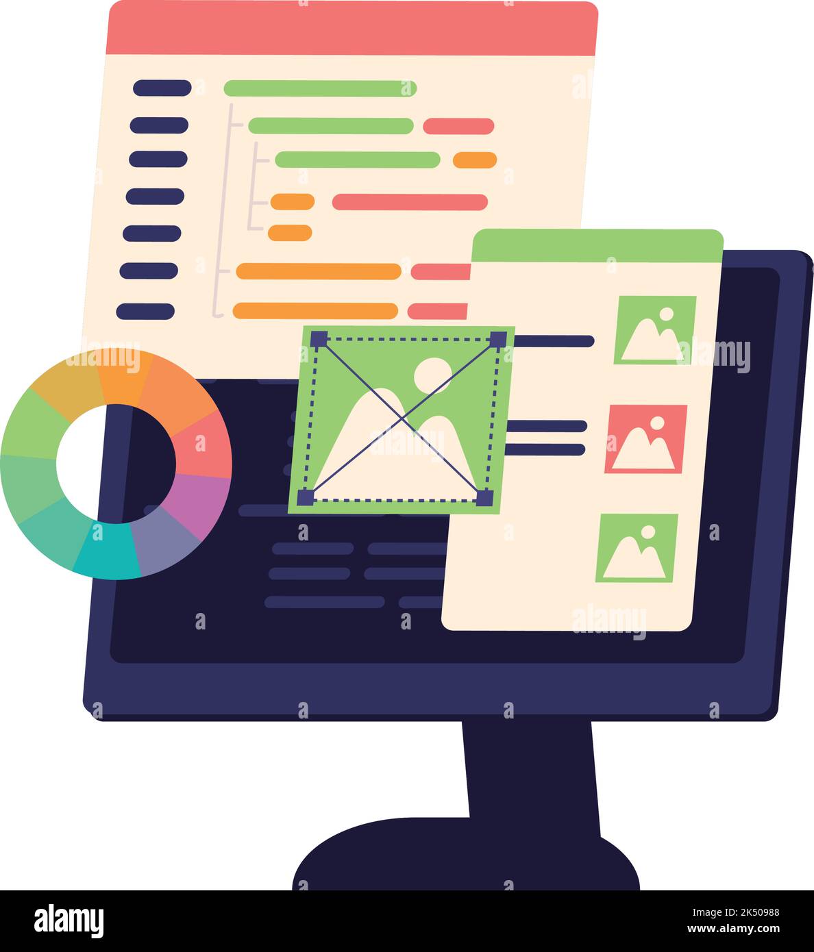 web design computer Stock Vector Image & Art - Alamy