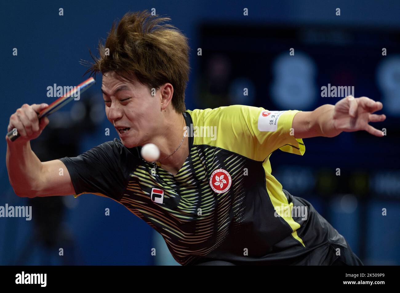 CHENGDU, CHINA - OCTOBER 5, 2022 - NG Pak Nam of the Hong Kong competes ...