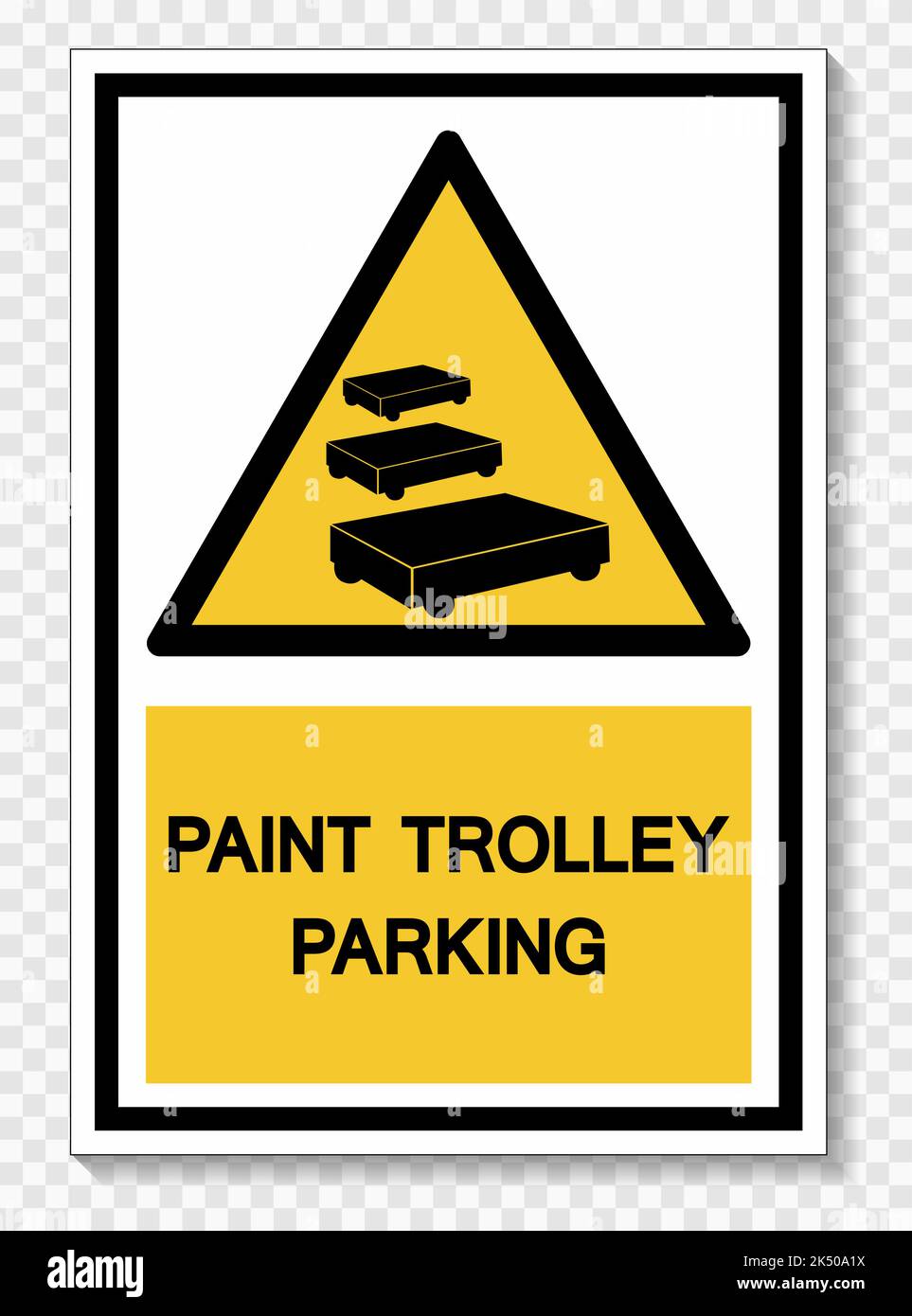 PPE Icon.Paint Trolley Parking Symbol Sign Isolate On White Background ...