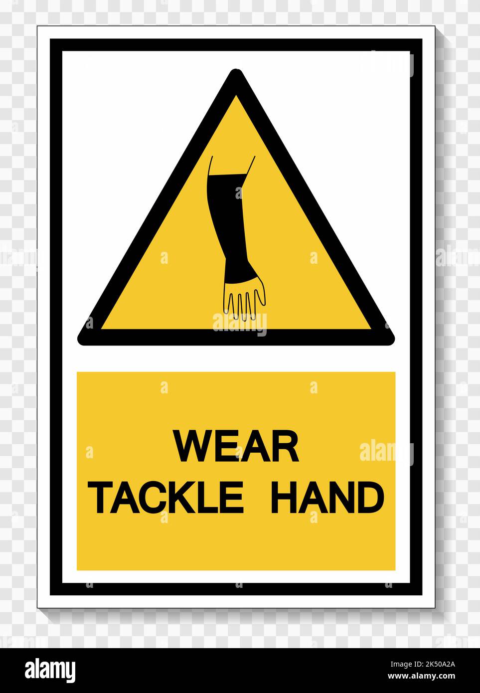 PPE Icon.Wear Tackle Hand Symbol Isolate On White Background,Vector ...