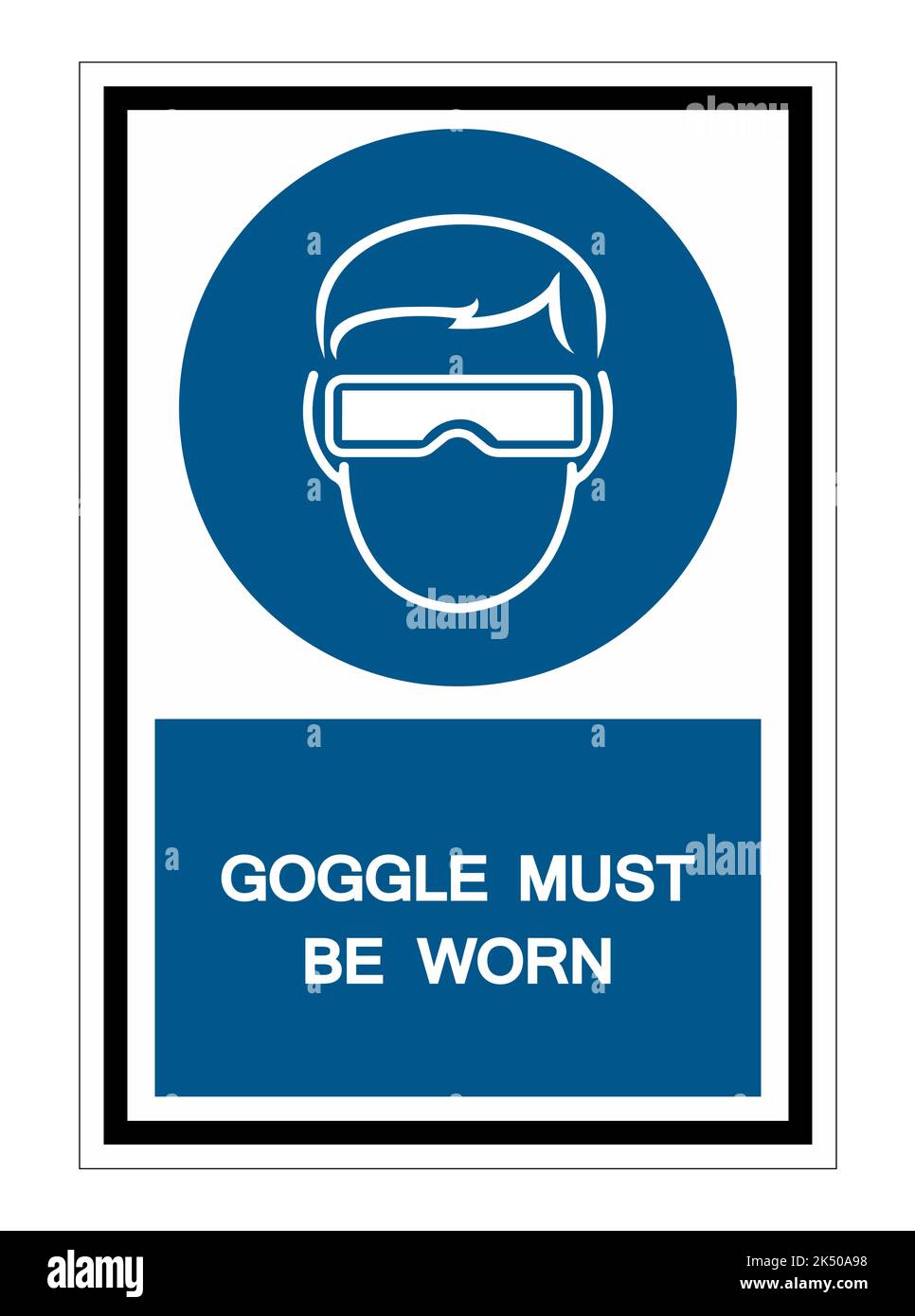 Symbol wear goggles Sign Isolate On White Background,Vector ...