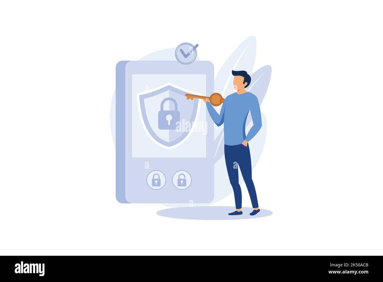 Acces control system illustration exclusive design inspiration Stock ...