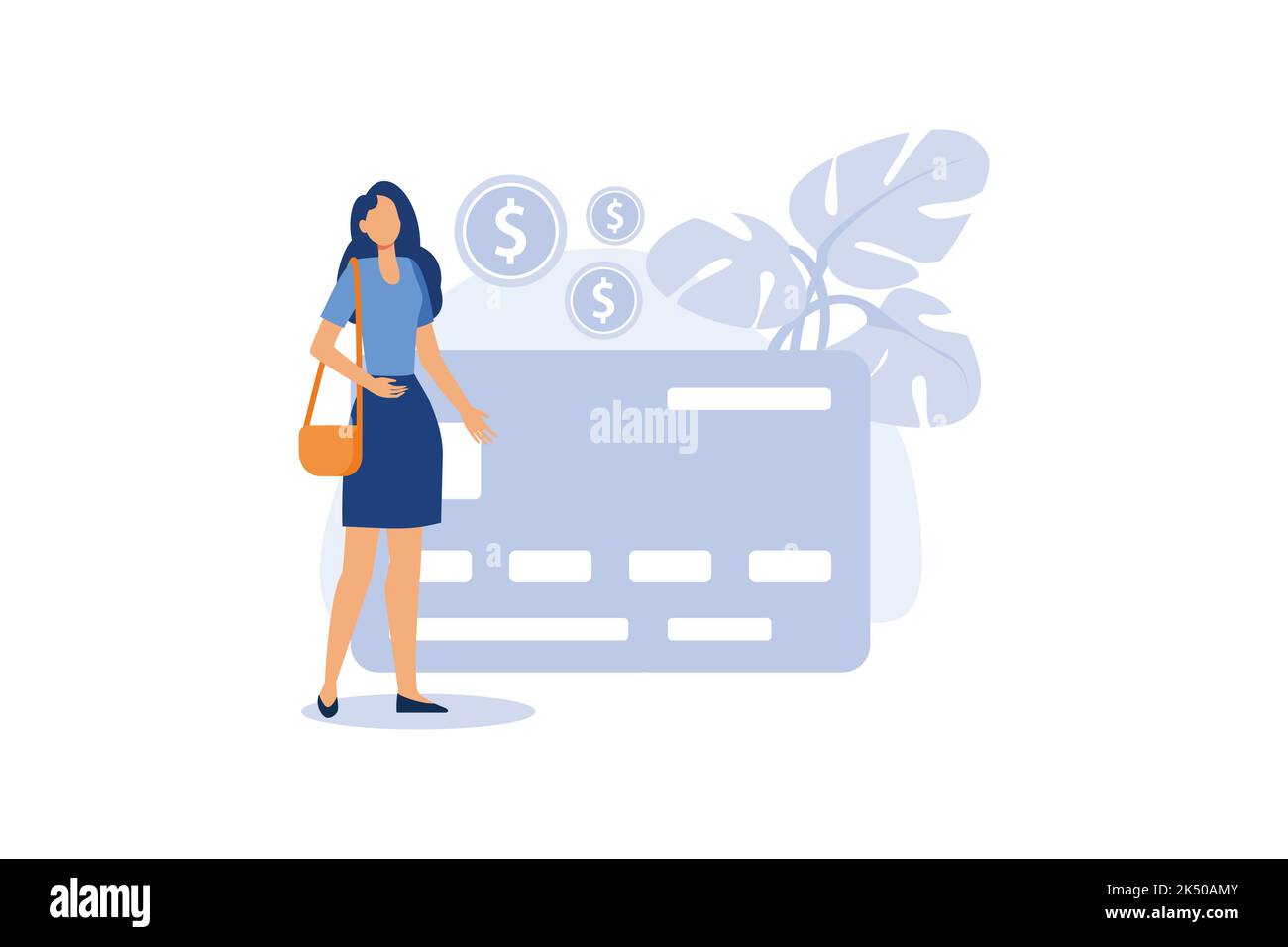 Plastic money illustration exclusive design inspiration Stock Vector ...