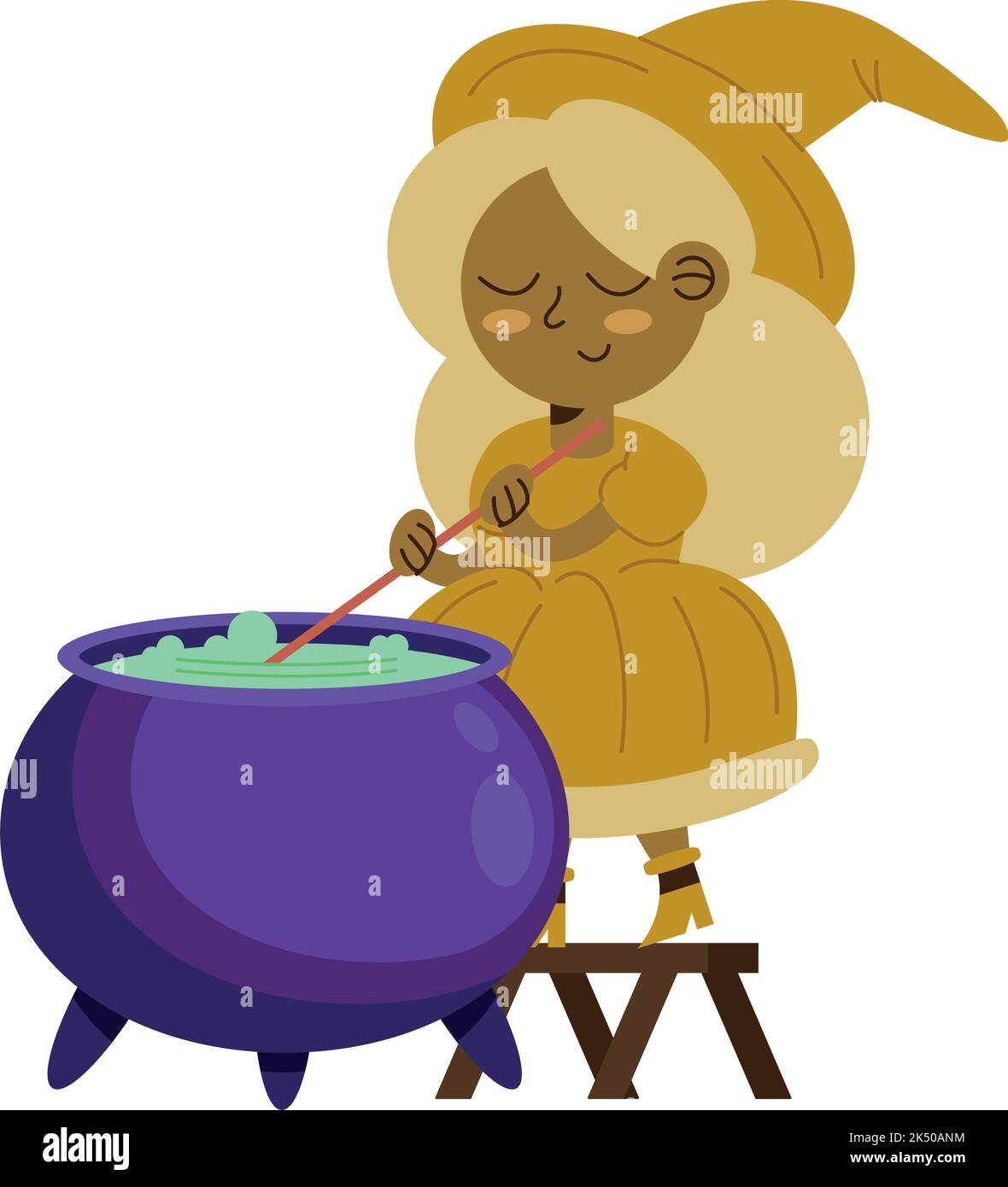 Cauldron woman Cut Out Stock Images & Pictures - Alamy