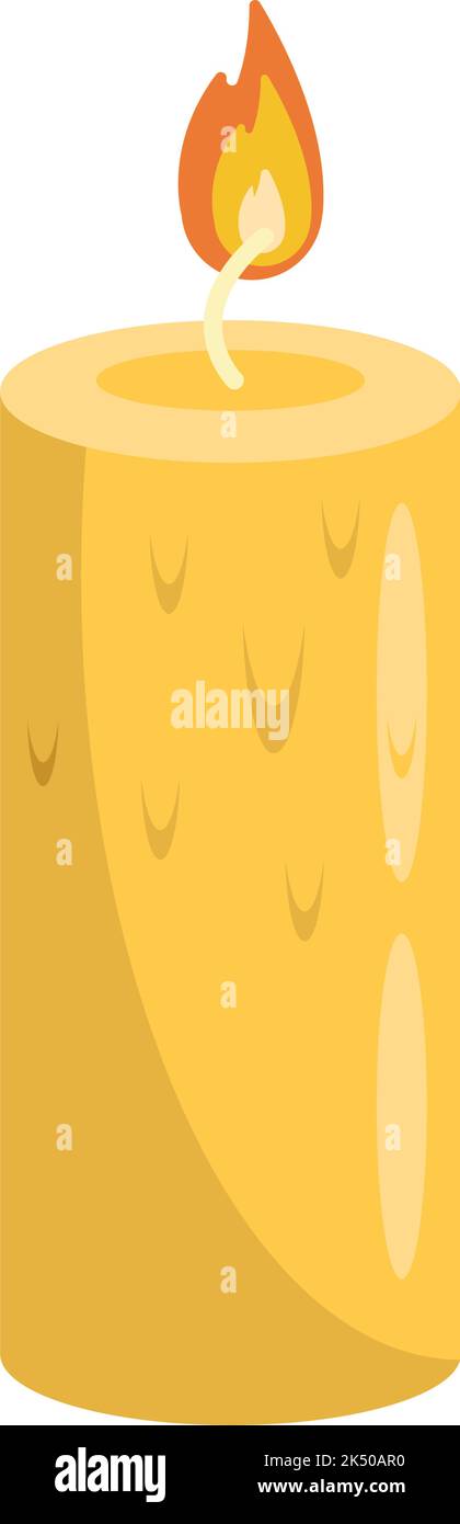 candle wax fire flame icon Stock Vector Image & Art - Alamy
