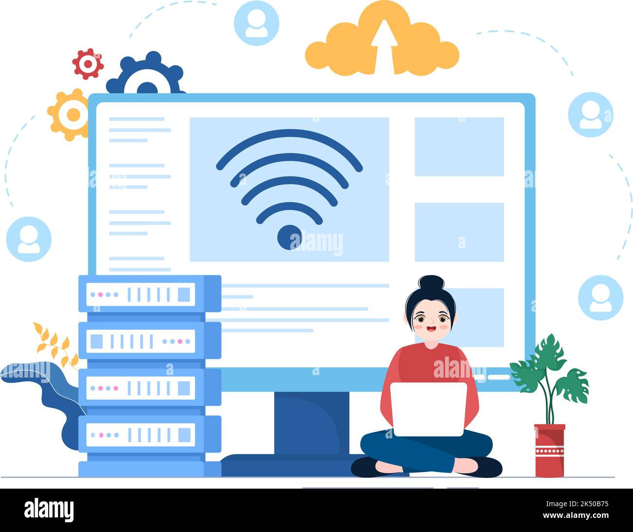Intranet Internet Network Connection Technology to Share Confidential ...