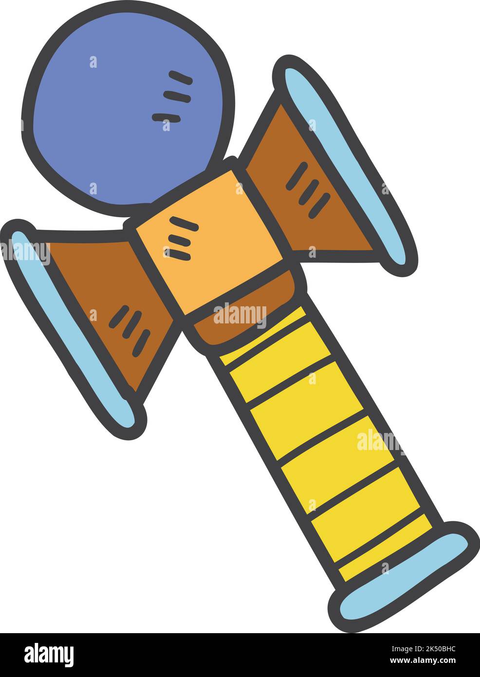 Kendama isolated Stock Vector Images - Alamy