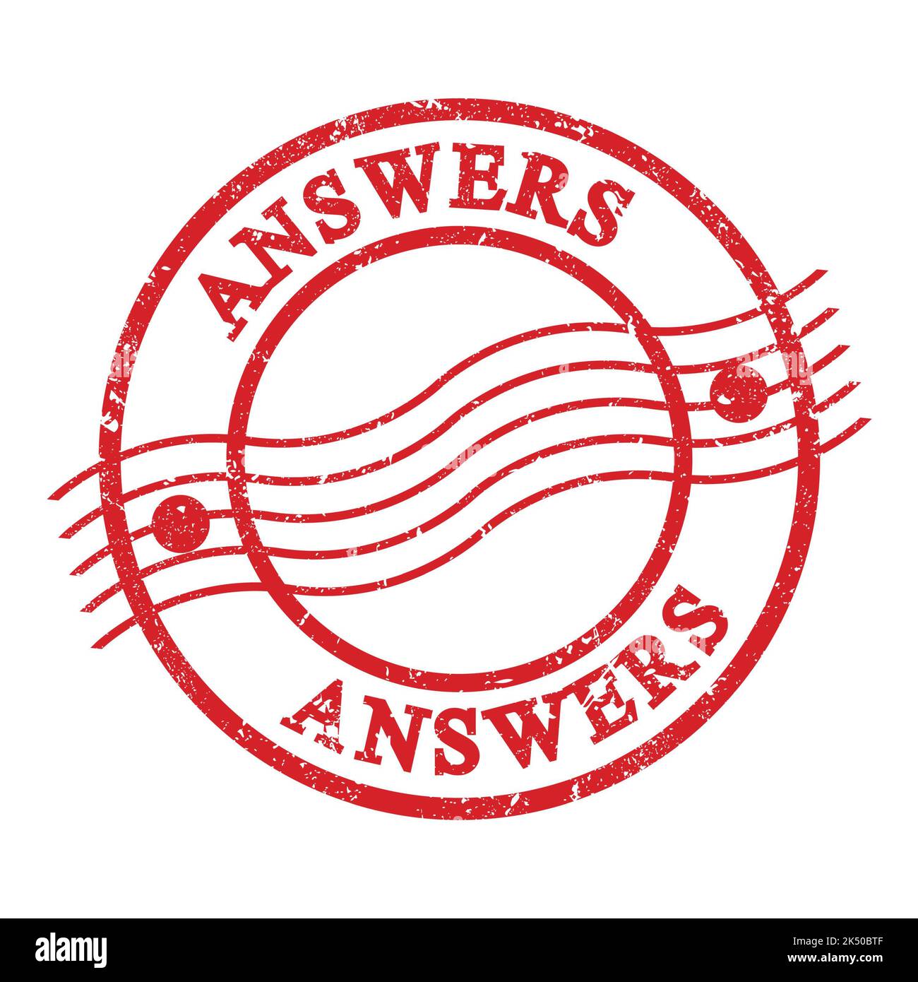 Answers stamp hi-res stock photography and images - Alamy