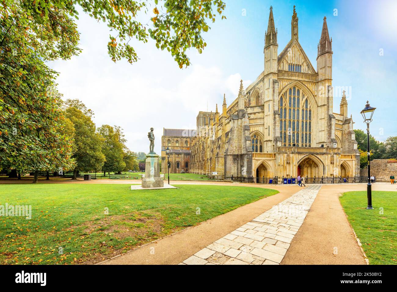 Winchester, England; October 4, 2022 - An exterior view of the ...