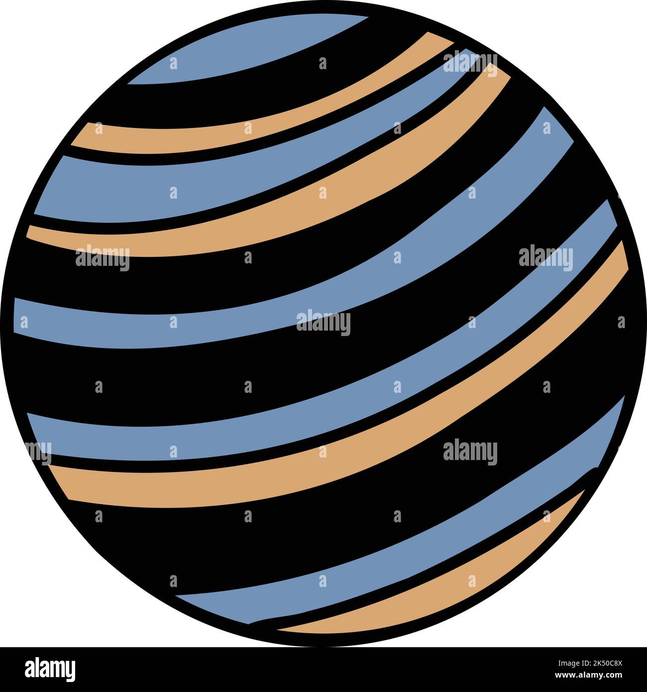 Hand Drawn planet illustration isolated on background Stock Vector ...