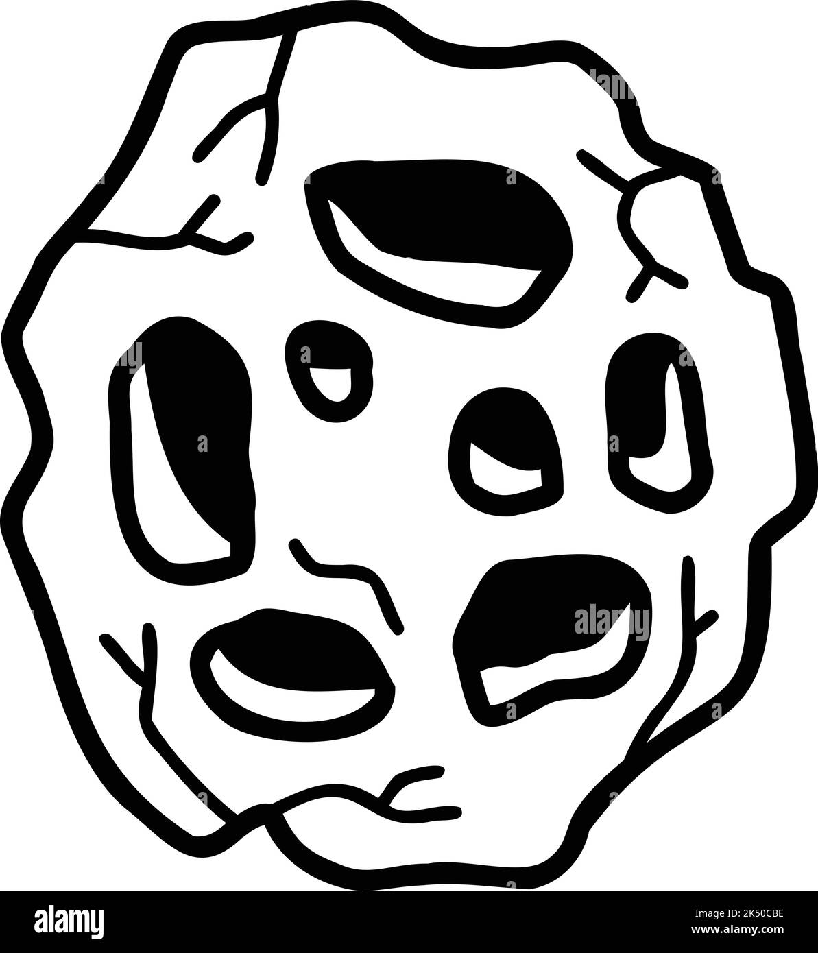 Hand Drawn meteor illustration isolated on background Stock Vector ...