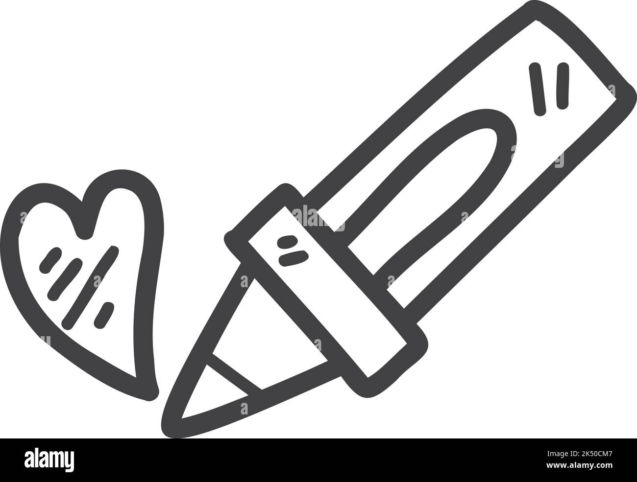 Hand Drawn crayon illustration isolated on background Stock Vector ...