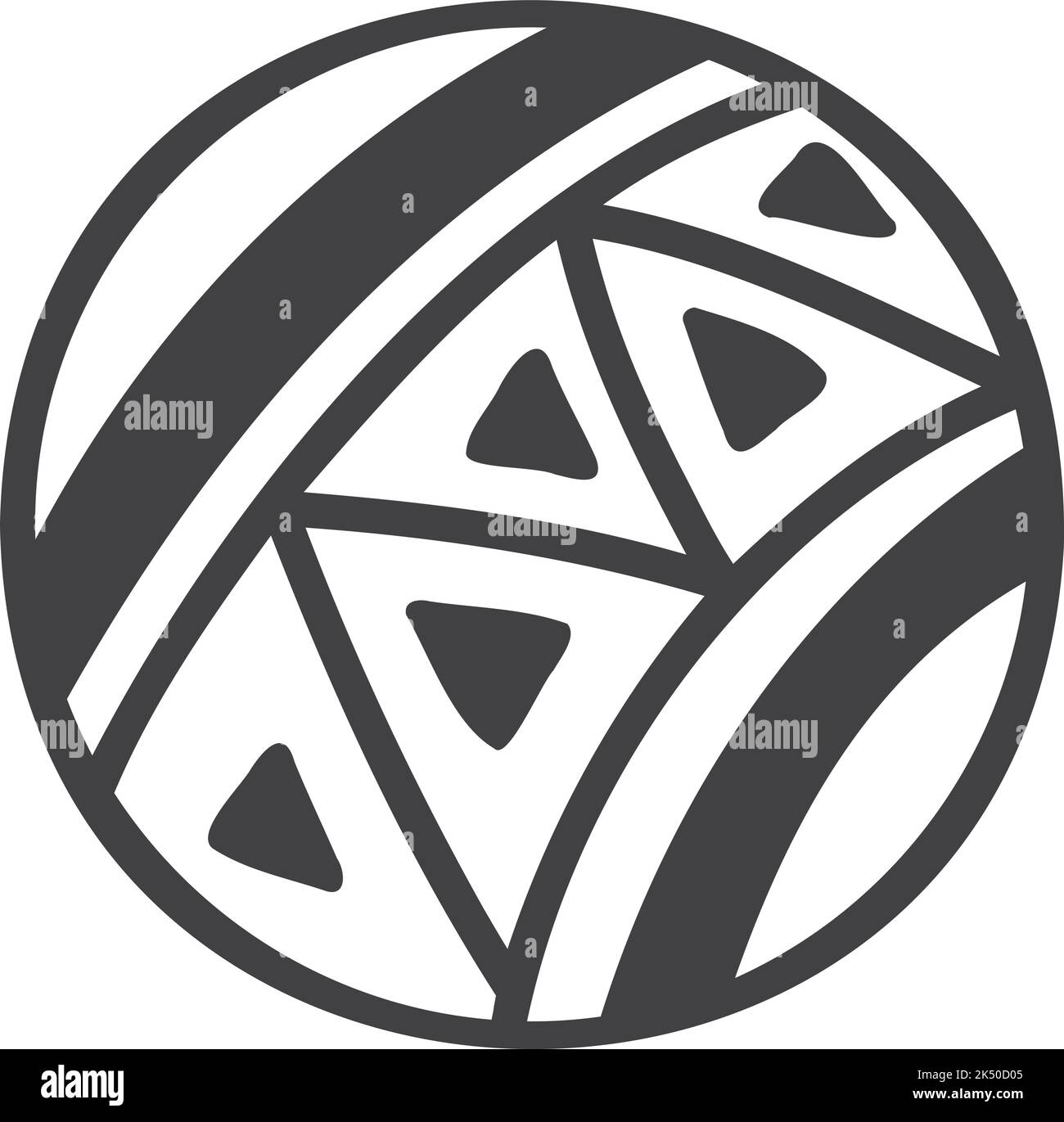 Hand Drawn ball illustration isolated on background Stock Vector Image ...