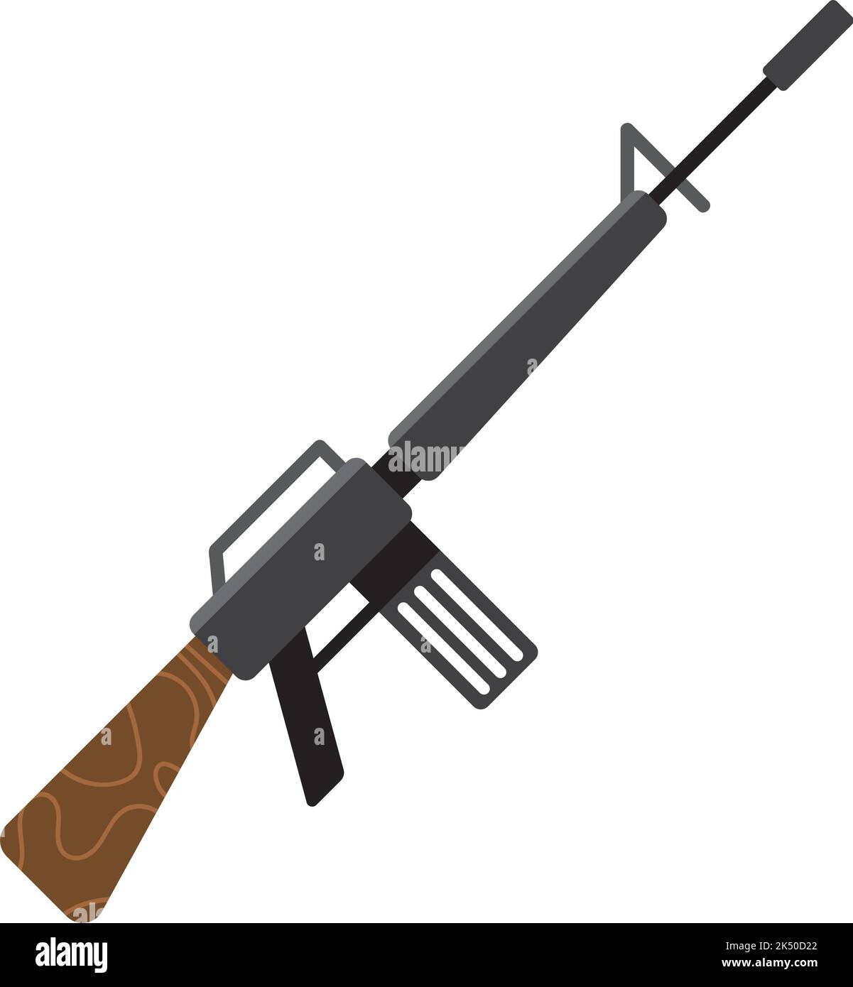 rifle weapon war isolated icon Stock Vector Image & Art - Alamy