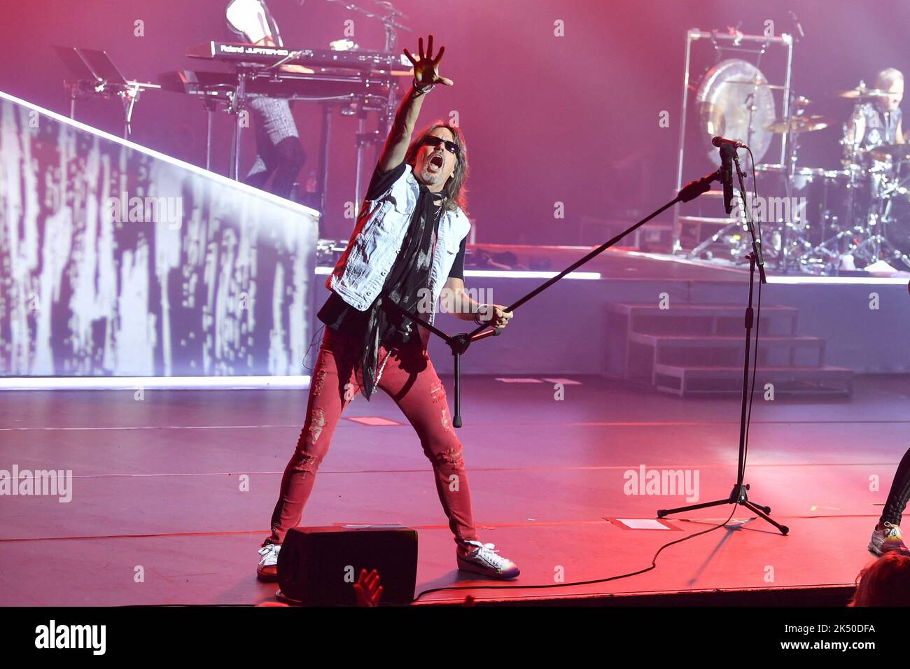 Paris, France. 04th Oct, 2022. Foreigner performs live at Salle Pleyel concert hall on October 4 ...