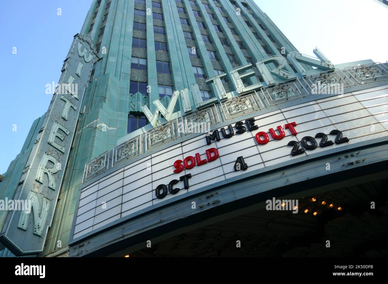 Los Angeles, California, USA 4th October 2022 Muse Concert 'Will of the ...