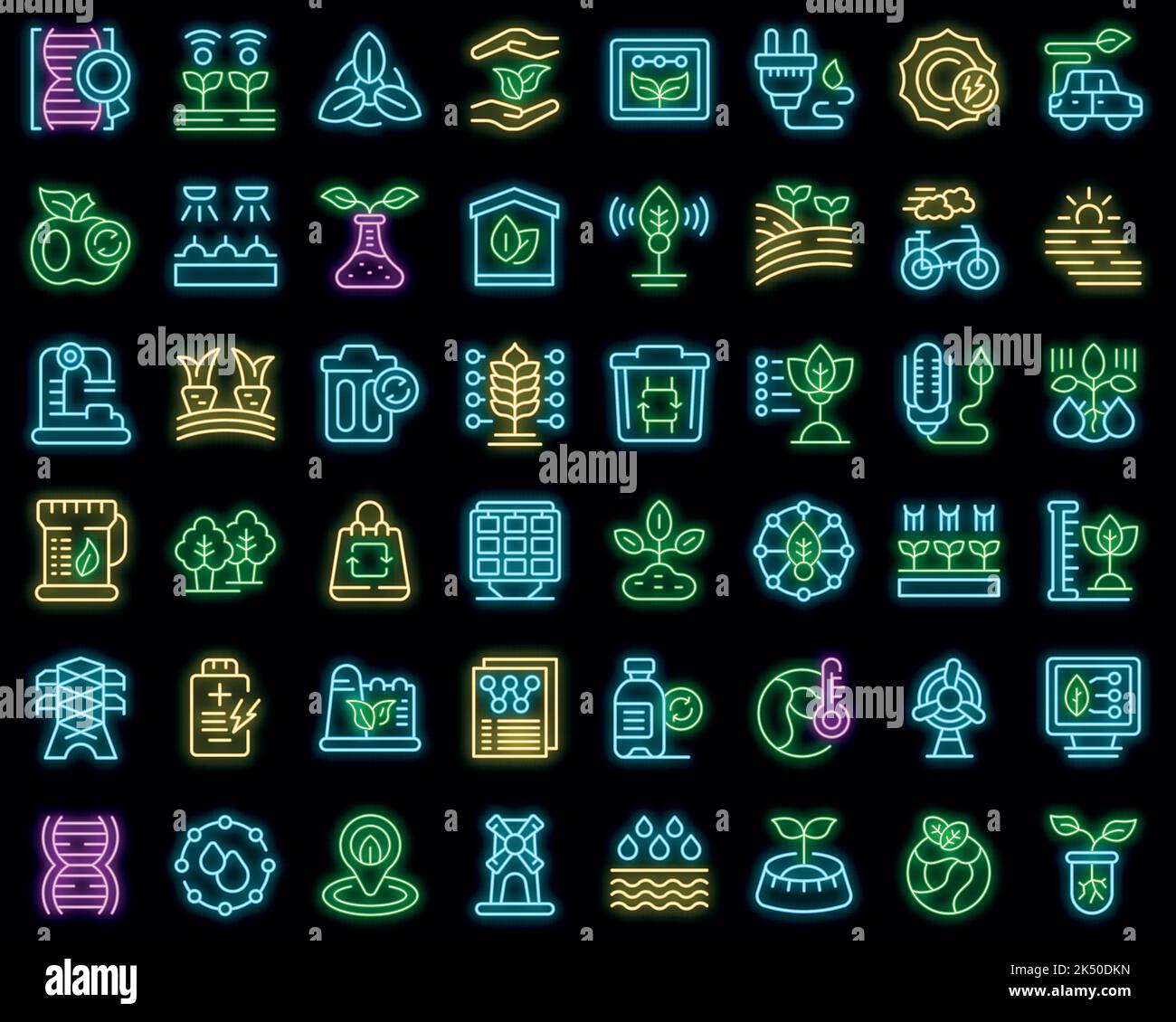 Space aliens icons set outline vector. Rocket spaceship. Monster mars ...