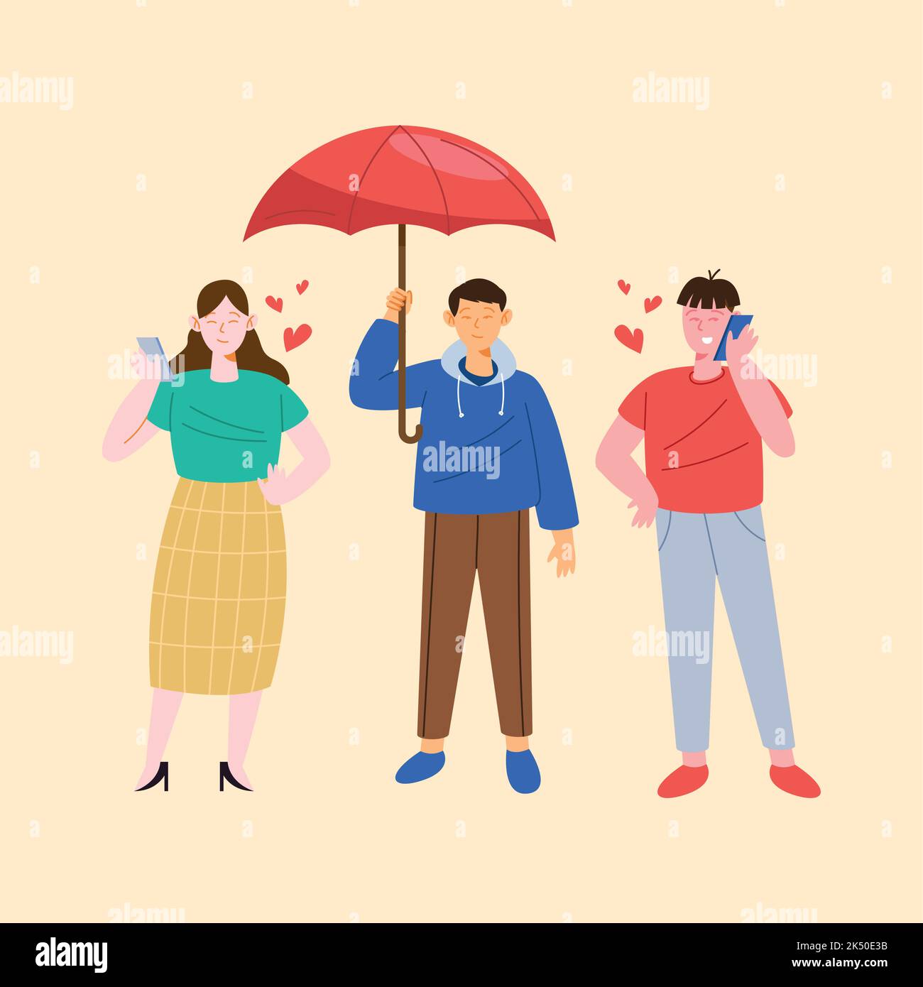 three korean persons group characters Stock Vector Image & Art - Alamy