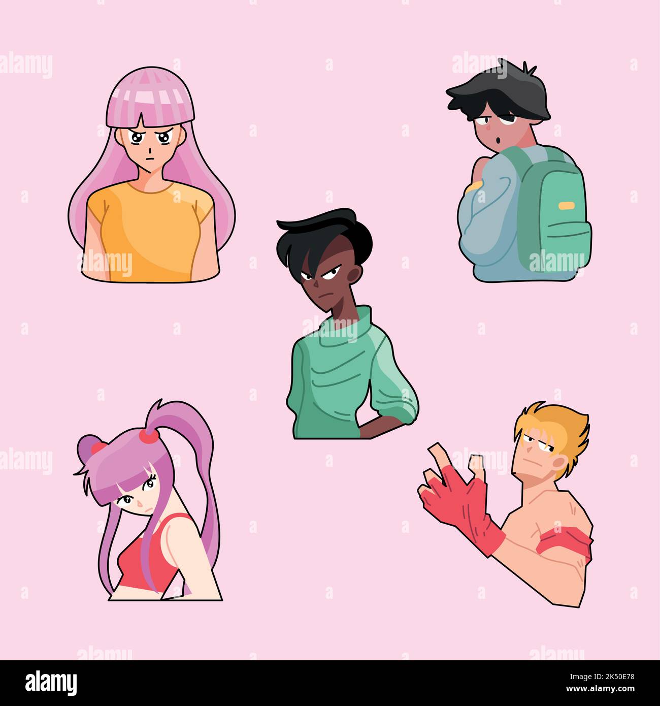 Japanese cartoon characters female hi-res stock photography and images ...