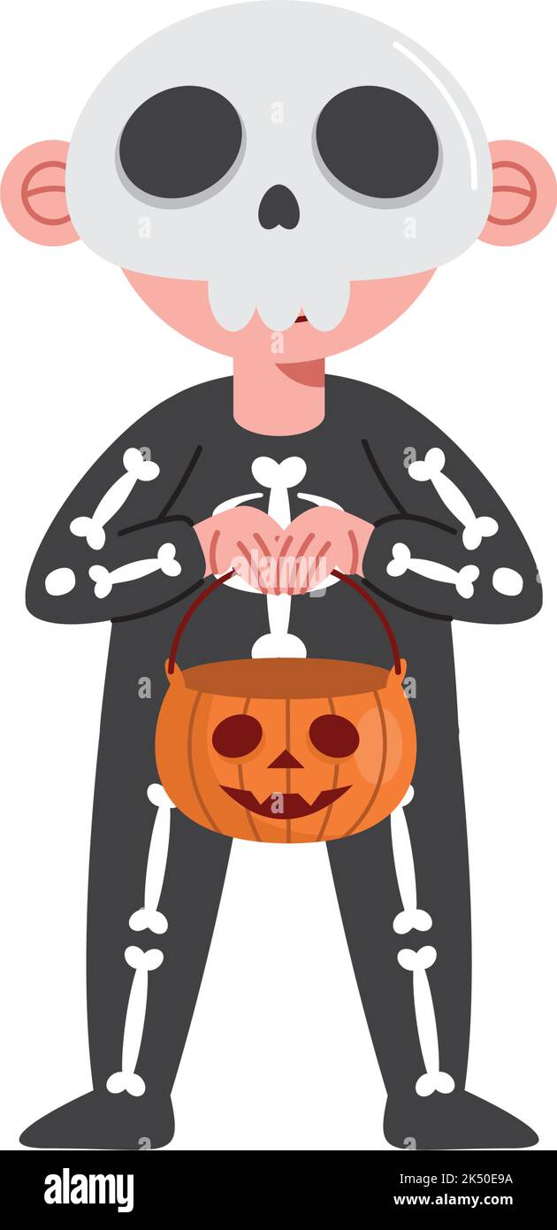 boy with disguise death character Stock Vector Image & Art - Alamy