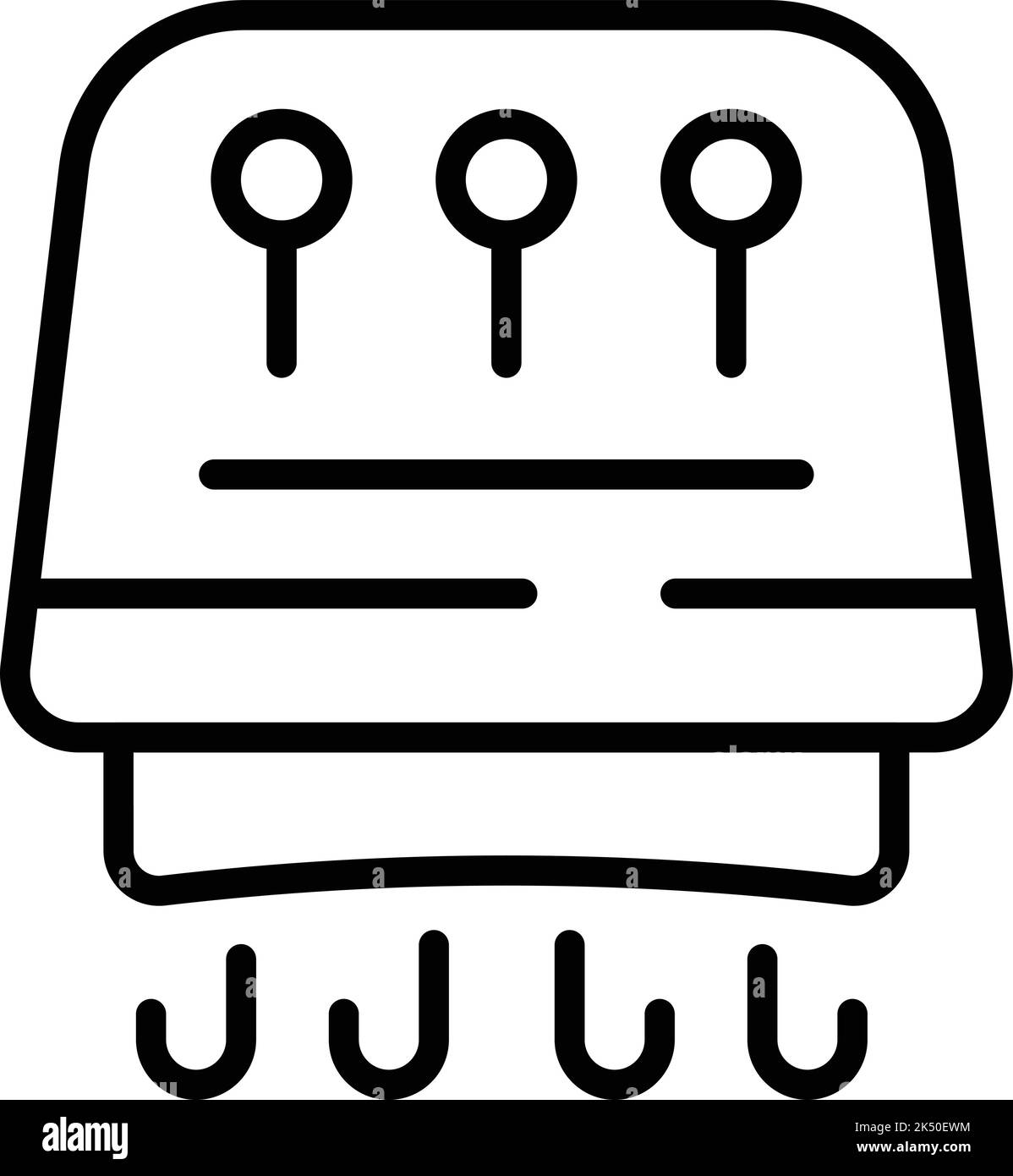 Touchless hand dryer Stock Vector Images - Alamy