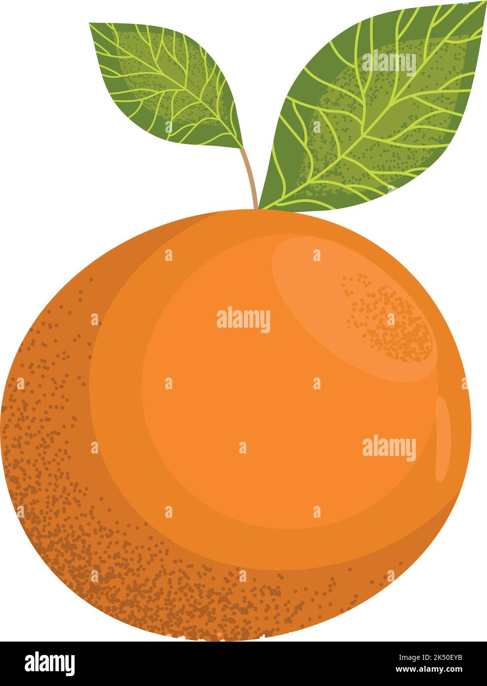 fresh orange fruit healthy icon Stock Vector Image & Art - Alamy