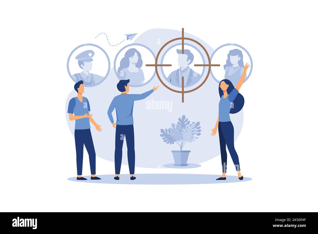 Job fair illustration icons Stock Vector Images - Alamy