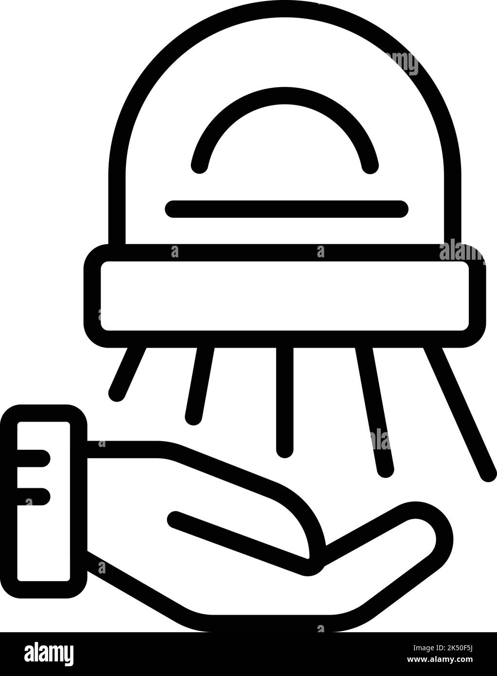 Touchless hand dryer Stock Vector Images - Alamy