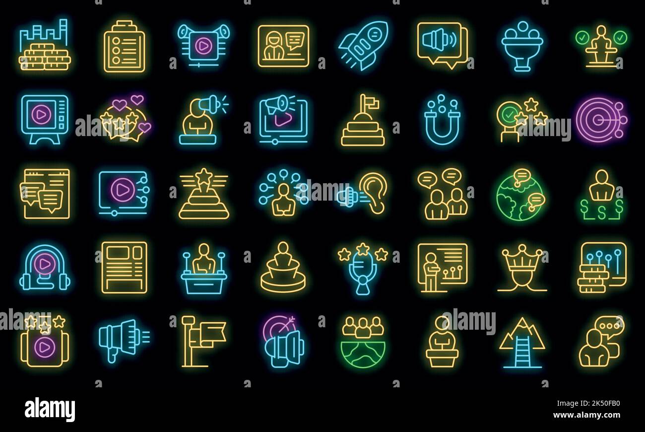 Key opinion leader icons set outline vector. Key strategy. Business ...