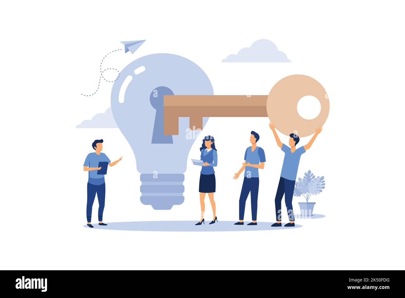 Cartoon padlock key Stock Vector Images - Alamy