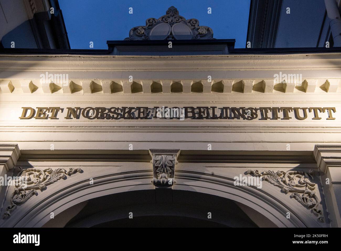 Oslo 20221004.The Norwegian Nobel Institute in Oslo. Photo: Annika ...