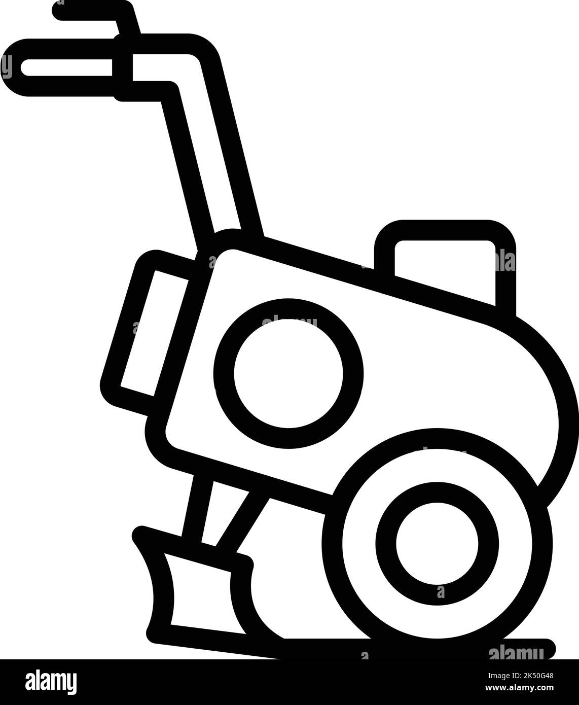 Farmer cutting grass Black and White Stock Photos & Images - Alamy