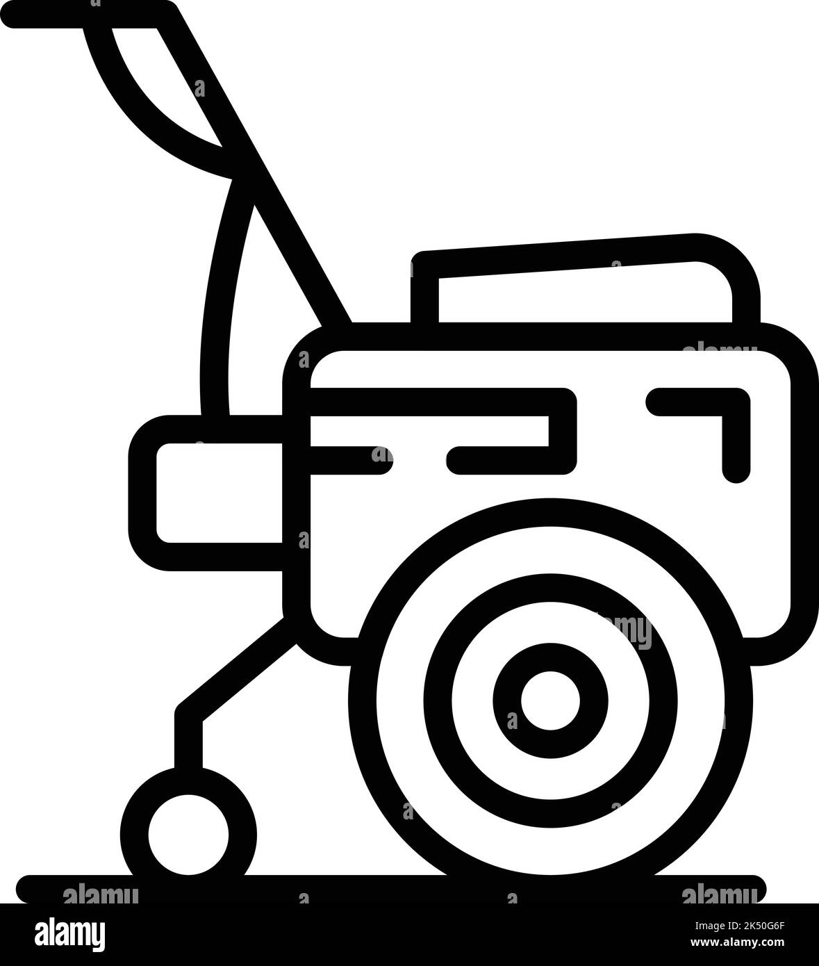 Tiller machine Black and White Stock Photos & Images - Alamy