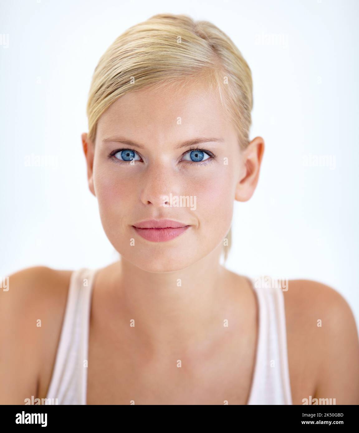 Naturally Gorgeous Head And Shoulders Portrait Of A Gorgeous Young