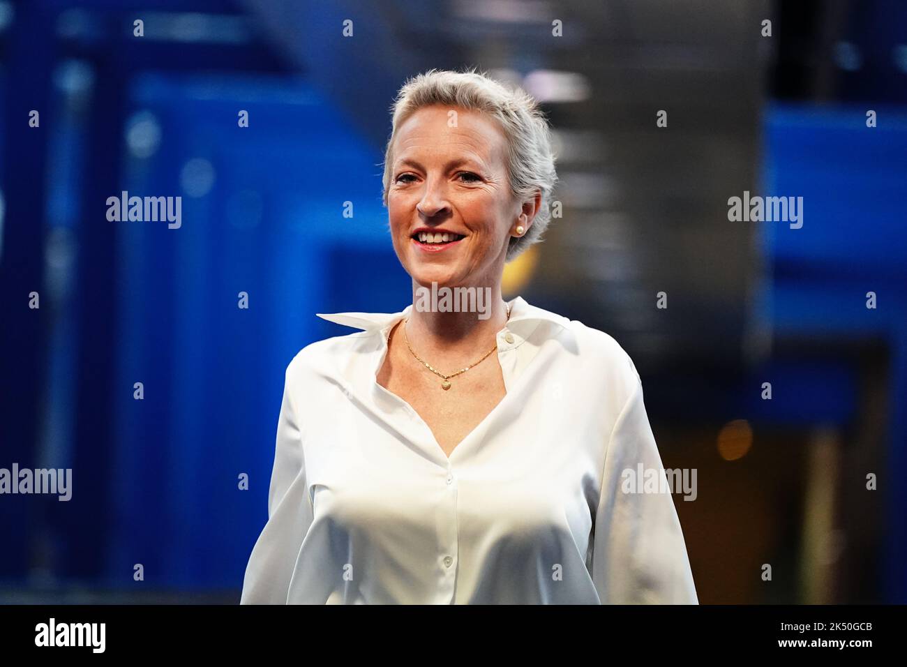 Susie Cleverly, wife of Foreign Secretary James Cleverly, seen during ...