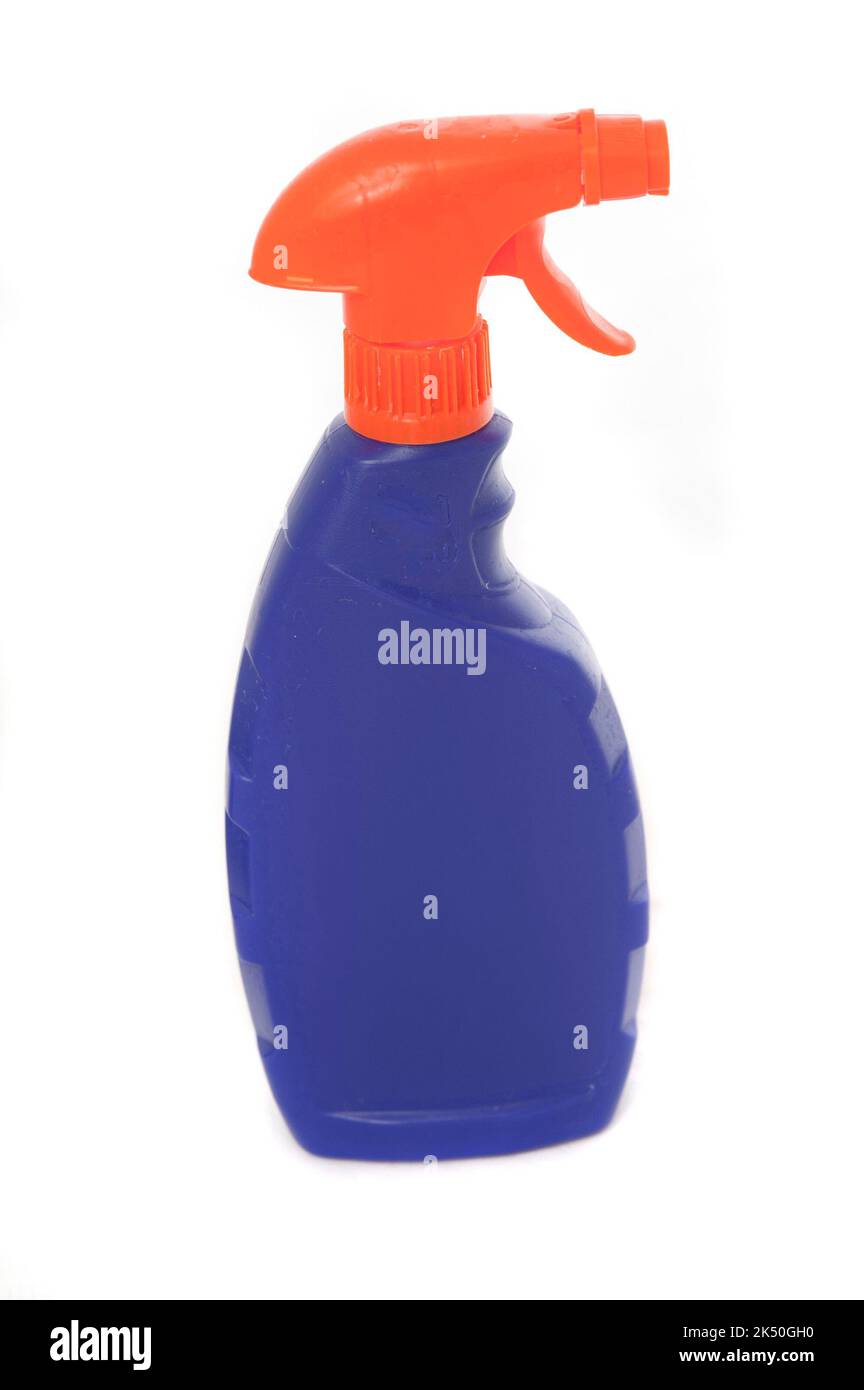 a blank spray bottle of domestic cleaner Stock Photo - Alamy