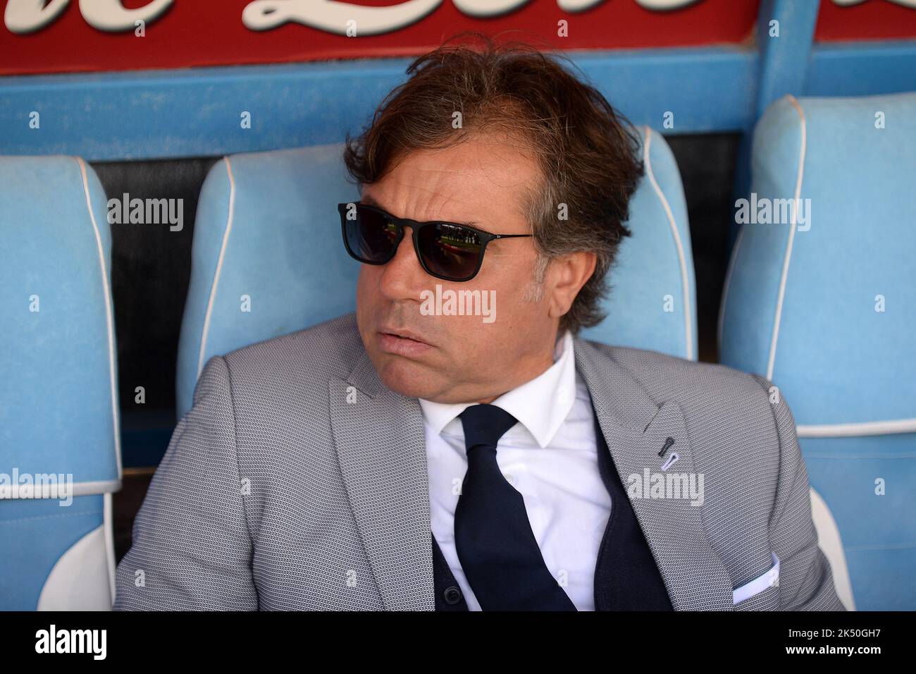 Cristiano Giuntoli, sporting director of SSC Napoli, during Serie A ...